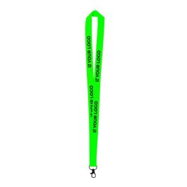 Lanyard colores neones poliéster gancho | Desde 0,23€
